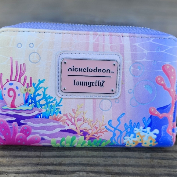Loungefly | Bags | Nwot Loungefly Spongebob Jellyfish Zip Around Wallet ...